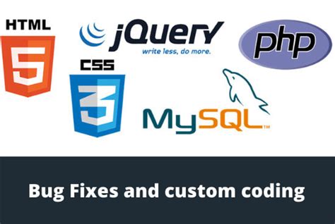 Fix Html Css Php Js Jquery Bug Issues By Heenajain09 Fiverr