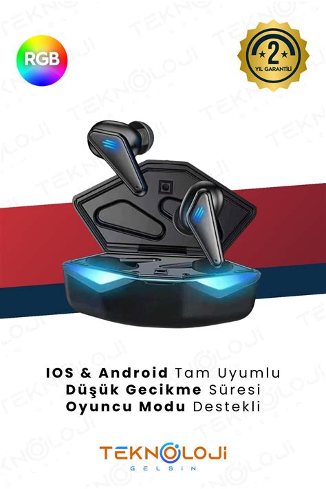 Teknoloji Gelsin Kulaklık Bluetooth Kablosuz Oyuncu Kulak İçi