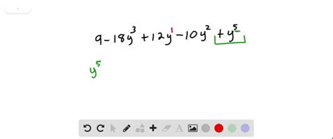 solved write each polynomial in descending order of the variable x if