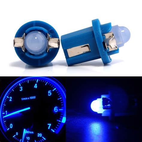 X Focos T Cap B D Para Tablero Con Led Azul En Mercado Libre