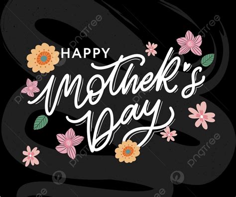 Happy Mothers Day Lettering Template Download On Pngtree