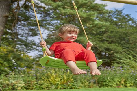 Tp Single Metal Swing Set With Roped Rapide Seat Tp Toys