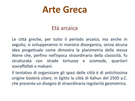 PPT Arte Greca Età arcaica PowerPoint Presentation free download