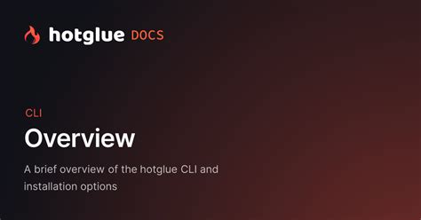 Overview Hotglue Docs