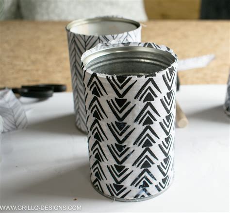 How To Make A Pencil Holder From Empty Tin Cans Grillo Designs