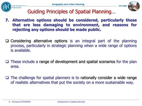 Principles Of Spatial Planning There Are Four Spatial Principles