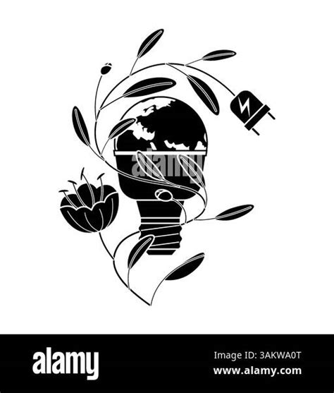 Reducing Energy Consumption Sustainable Lifestyle Concept Illustration Stock Vector Image And Art