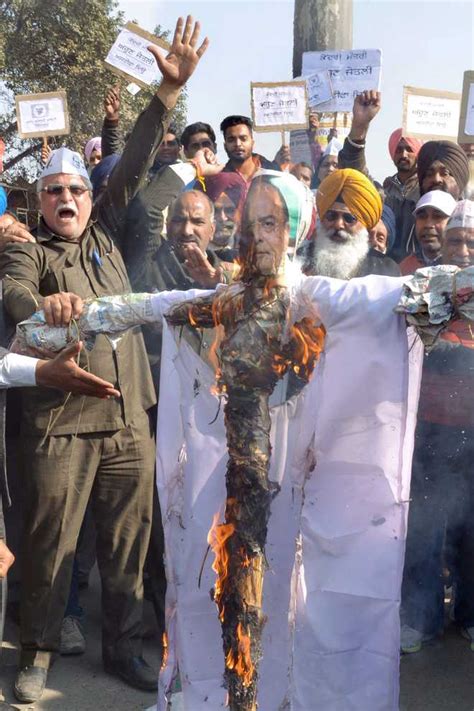 Aap Stages Protests Across Punjab Punjab Express