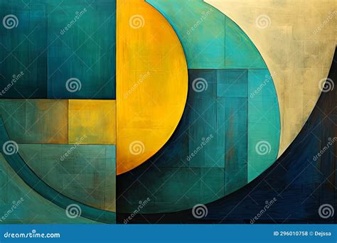 Curvilinear Blue Abstract Waves In A Dark Background Presented In 3d Rendering Form Stock