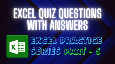 Excel Quiz Questions With Answers Part 5 Intermediate Excel Tech Ns