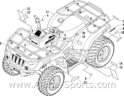 ATV Engine Parts Diagram and Components Overview