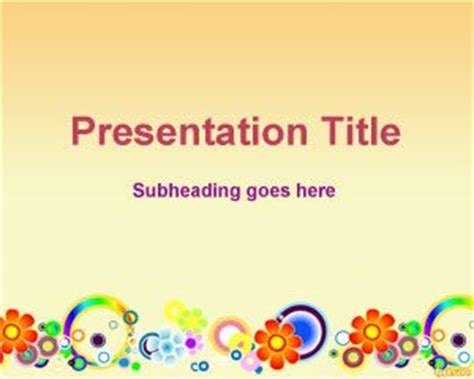 Spring Flower Powerpoint Template Ppt Template