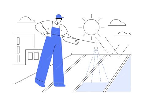 Premium Vector Reflective Roof Coating Abstract Concept Vector