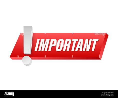 Important Sign Clipart