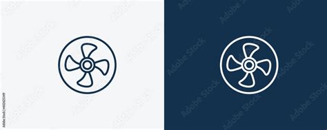 Ceiling Fan Icon Outline Ceiling Fan Icon From Electronic Device And Stuff Collection Linear