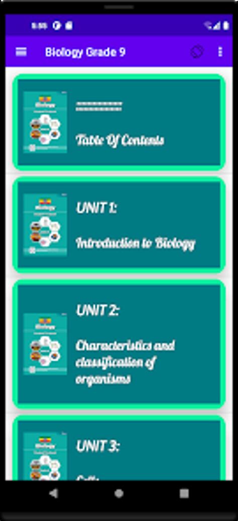 Biology Grade 9 Textbook For Android Download