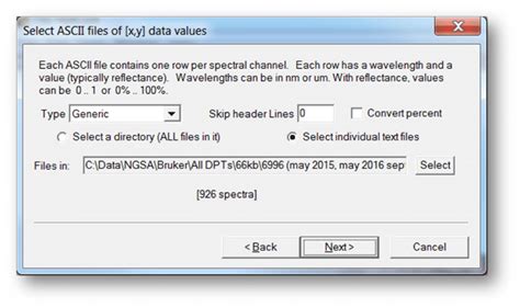 data import window for ascii files into tsg download scientific diagram