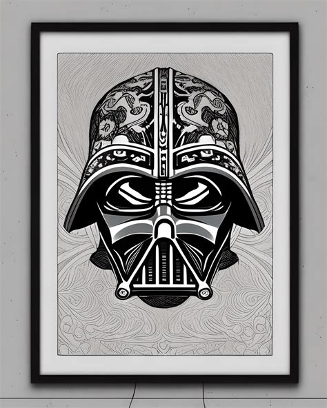 Darth Vader Calavera Helmet · Creative Fabrica