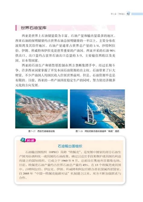 第三节 西亚2012年审定湘教版七年级地理下册中学课本网