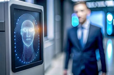 Premium Photo Biometric Security Technology Such As Fingerprint Scanners Or Facial Recognition