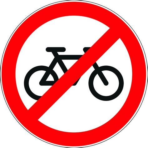 Verboden Fietsen Te Plaatsen Sticker Cm Sticker Verboden Voor
