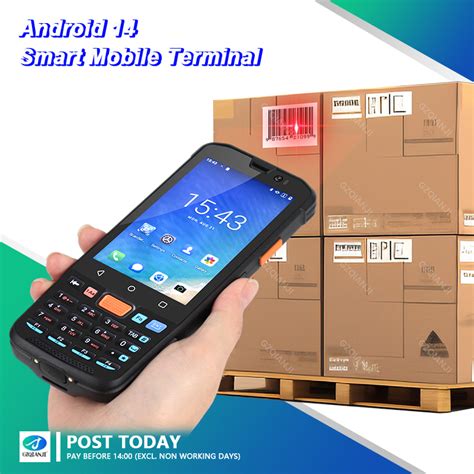 Smart Pda Terminal Android 14 Barcode Qr Code Scanner Data Collection