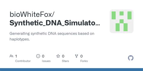 github biowhitefox synthetic dna simulator v2 generating synthetic