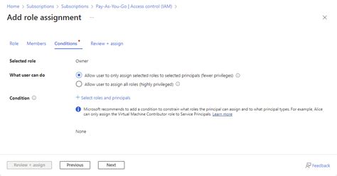 Azure サブスクリプションの条件付き管理者としてユーザーを割り当てる Azure Rbac Microsoft Learn