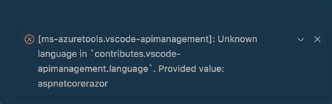 Error On Extension Load · Issue 40 · Microsoftvscode Apimanagement