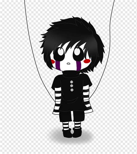 꼬마 마리오네트 드로잉 애니메이션 꼭두각시 마스터 흑발 Chibi 컴퓨터 벽지 Png Pngwing