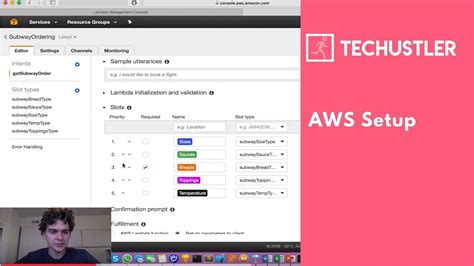 Building Chatbots Amazon Lex Aws Setup Youtube