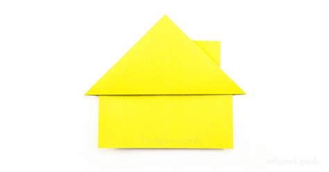 How To Make An Origami House Folding Instructions Origami Guide