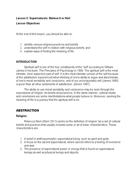 Lesson 6 Pdf Rituals