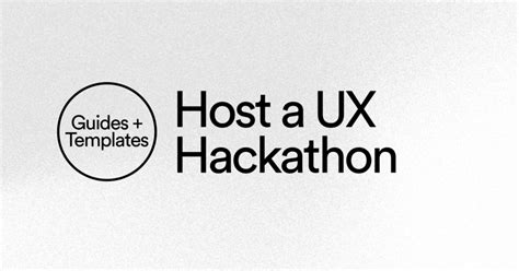 User Research Hackathon Template