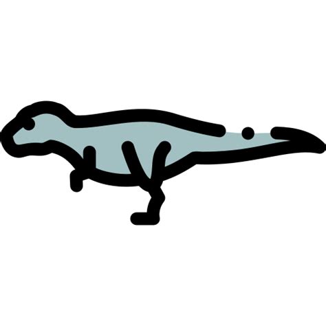Tyrannosaurus Rex Detailed Rounded Lineal Color Icon