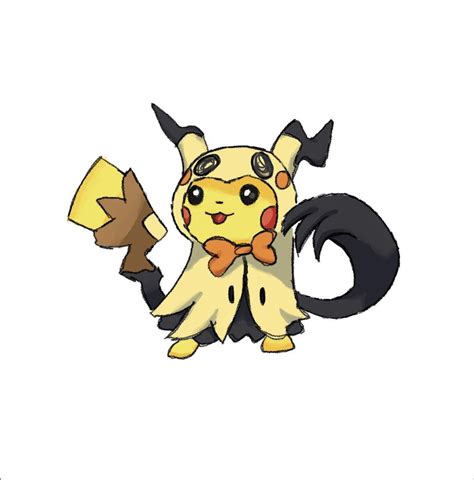 Pikachu And Mimikyu Fusion Looks Like It Could Be Pikachus Halloween