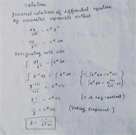 Answered Use The Method Of Separation Of Variables To Find The