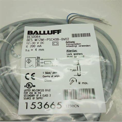 Bes M08mh1 Psc15b S04g全新原包装巴鲁夫balluff电感式接近开关