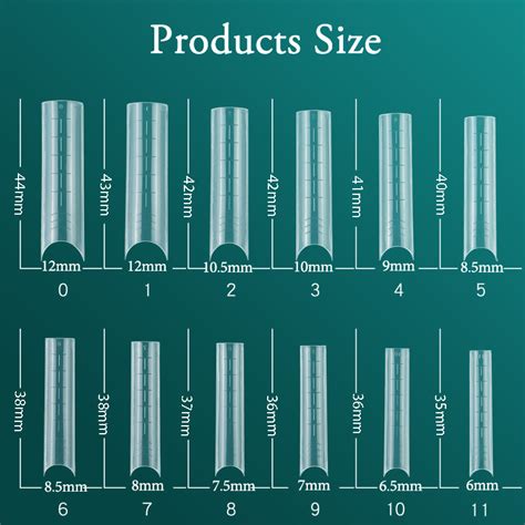 Fili 120pcs Uv Extend Gel Molds Квадратни полупокрити маникюрни