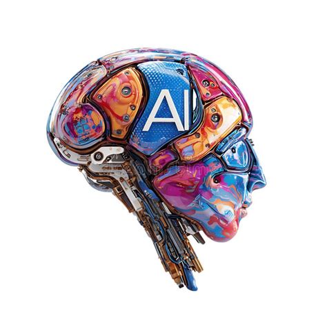 Png Ai Artificial Intelligence Brain Technology Concept Neural Network Visualization Against