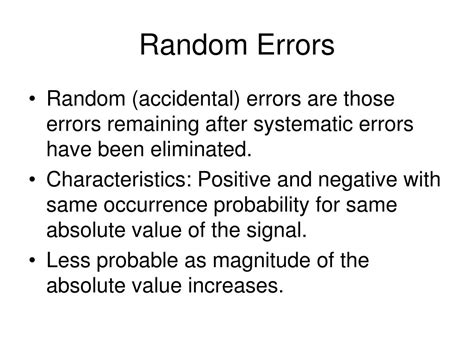 ppt random errors powerpoint presentation free download id 6432126