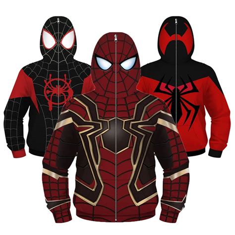 Детская куртка в масках «Человек паук куртка для мальчиков «Капитан Америка «Железный