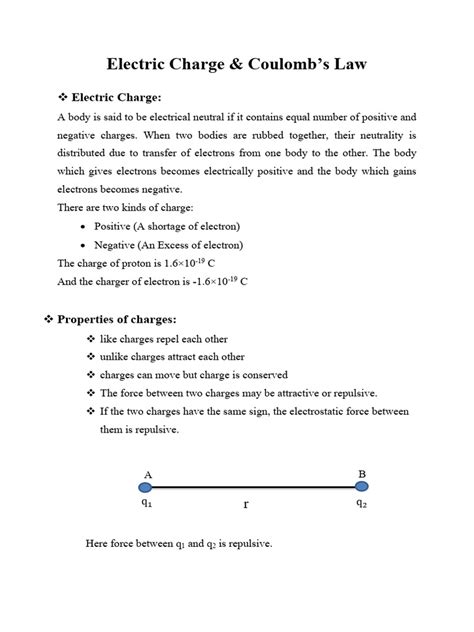 Physics Electric Field Pdf Electric Charge Electron