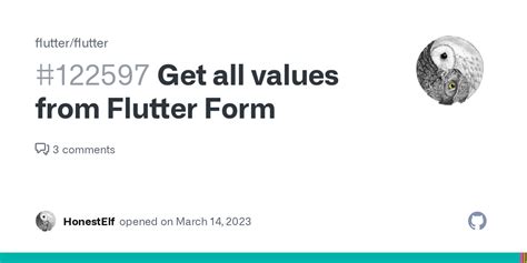 Get All Values From Flutter Form Issue Flutter Flutter GitHub