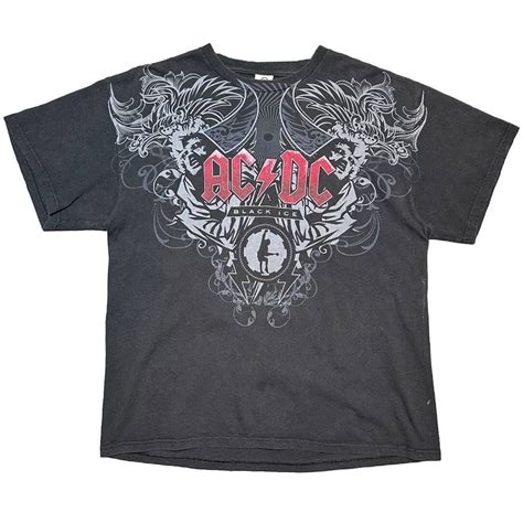 Acdc 락밴드 프린팅 티셔츠 후루츠패밀리