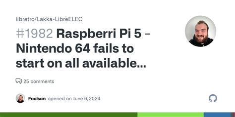 Raspberri Pi 5 Nintendo 64 Fails To Start On All Available Cores