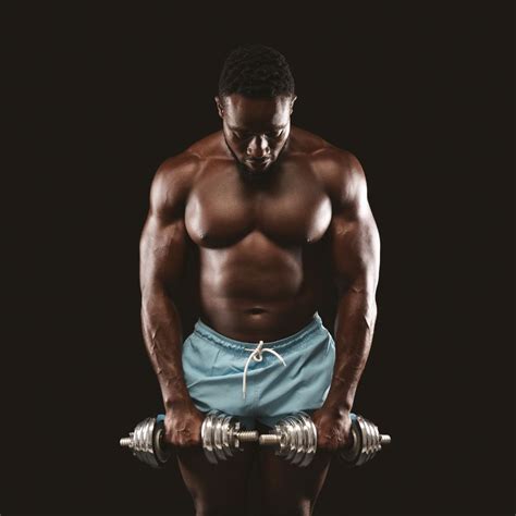 African American Men Abs