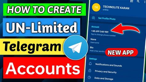 How to create unlimited telegram account without number 2023 | without ...