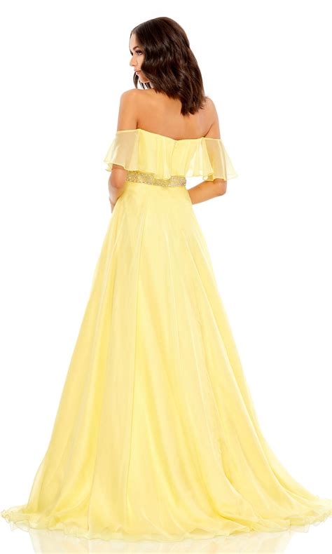 Off The Shoulder Long Prom Dress With Beads Promgirl