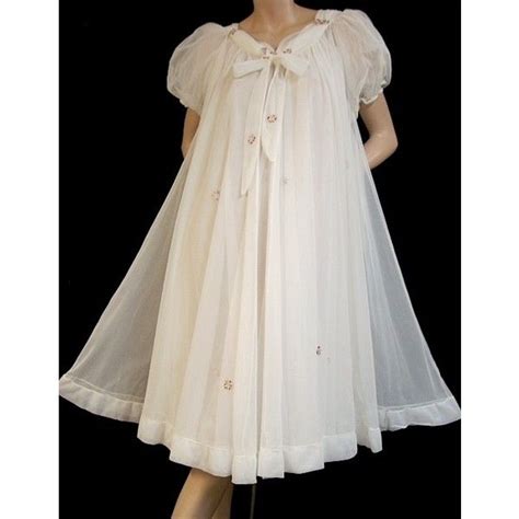 Ro Vel Sweeping Chiffon Roses Bridal Nightgown Peignoir Lolita Fashion Night Gown